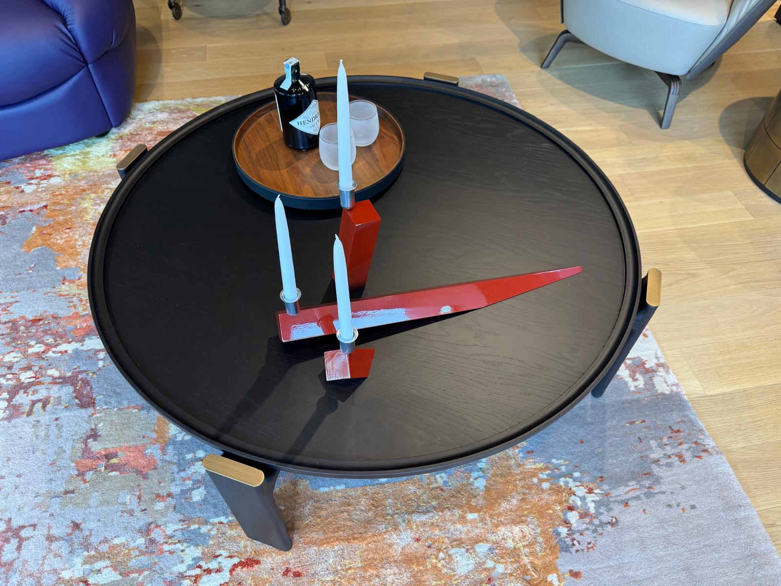 POLTRONA FRAU | TAVOLINO DUO CIRCULAR LOW TABLE