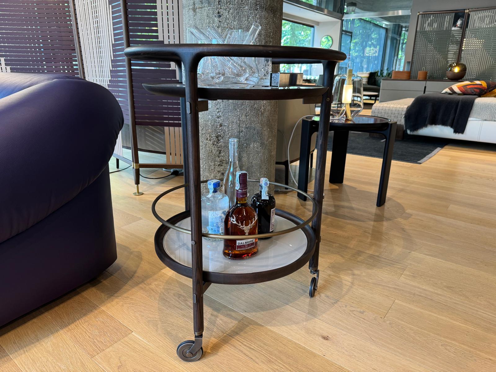 POLTRONA FRAU | CARRELLO BAR DUO TROLLEY